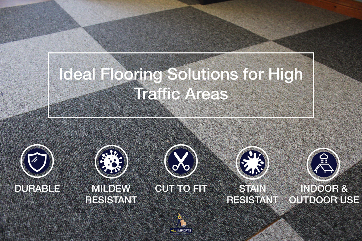 6m² Box of TH01 Premium Carpet Tiles - Perfect for Commercial & Domest